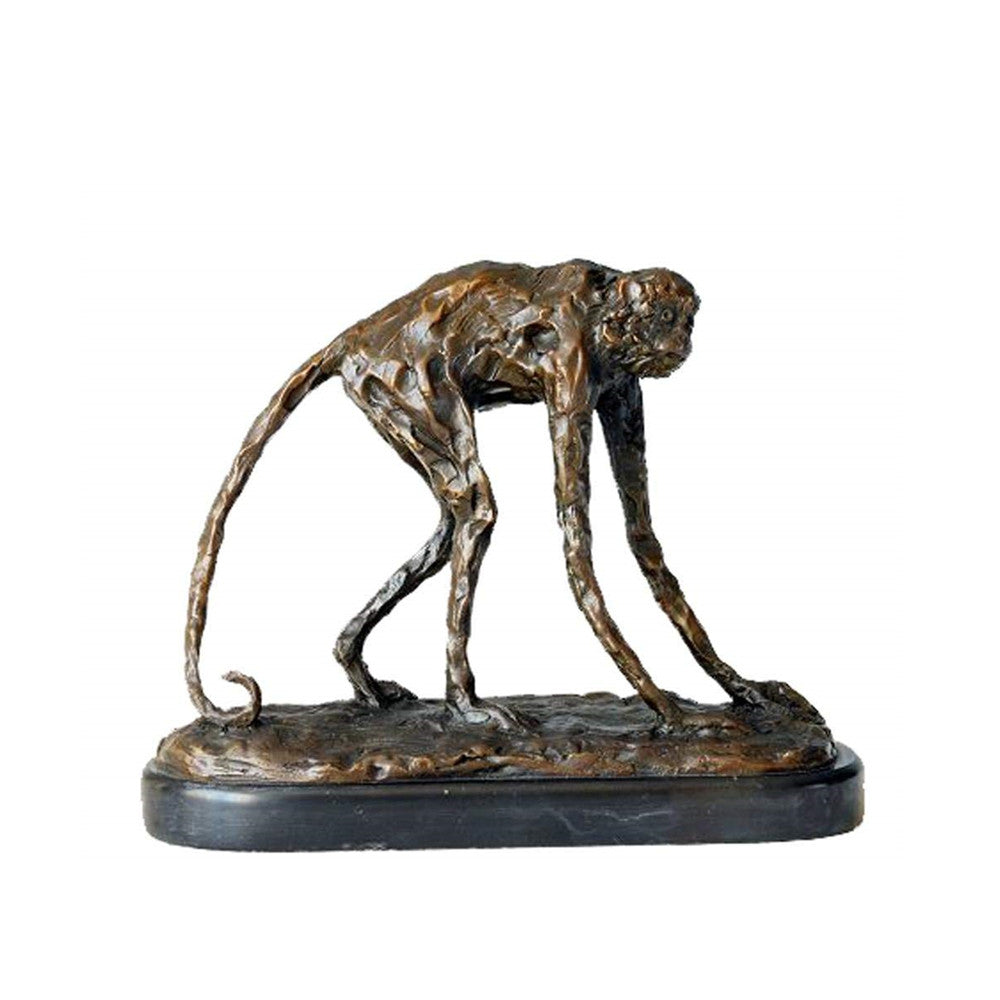Modern Monkey Statues Animal Art Bronze Capuchin Sculpture TPAL-160 ...