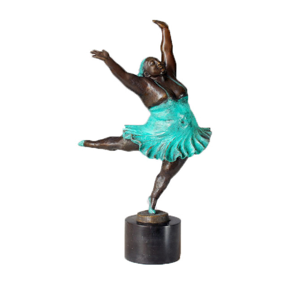 Ballet Dancer Metal Crafts Dancing Women Art Sculpture TPE-357 – toperkins