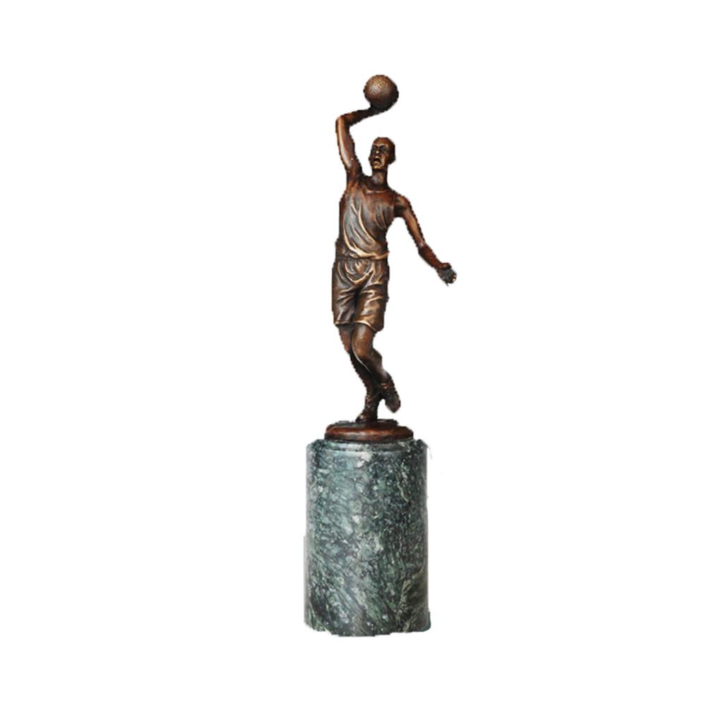 Manual Statue Bronze Basketball Player Sculpture TPE-731 – toperkins