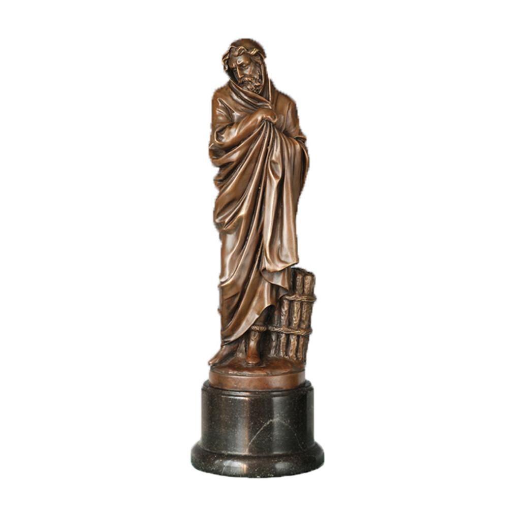Traditional Style Lady Metal Statue Sculpture TPE-776 – toperkins