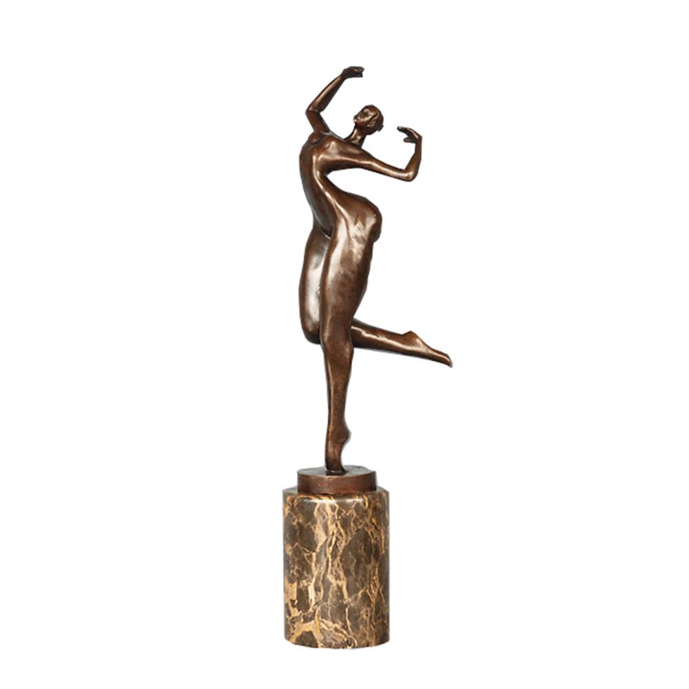 Manual Metal Statue Abstract Dancer Home Decor Sculpture TPE-799 ...
