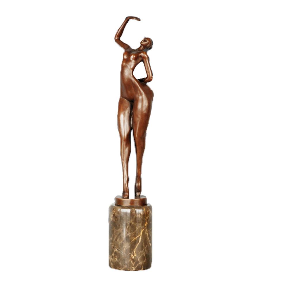 Manual Metal Statue Abstract Dancer Home Decor Sculpture TPE-802 ...