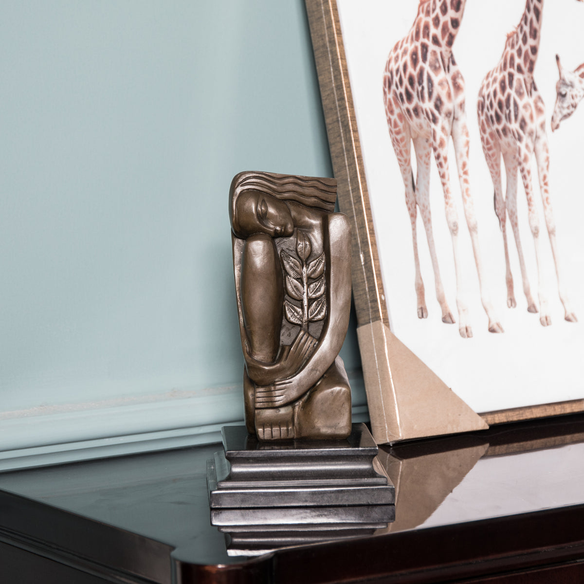 Abstract Female Figure Art Decor Lady Craft Bronze Sculpture TPY-147 ...