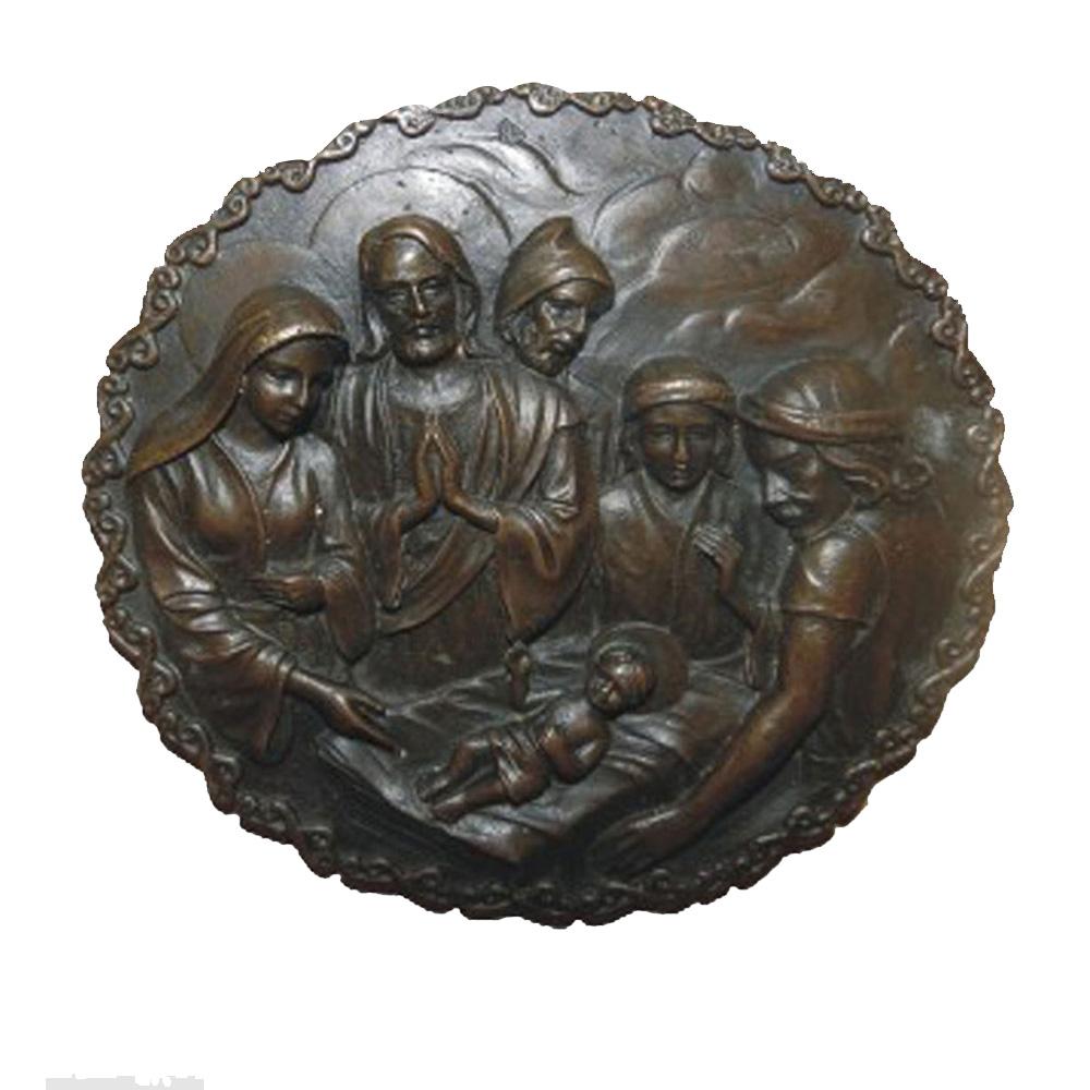 Jesus Wall Sculpture Home Decor TPY-917 Religious Bronze Statues and F ...